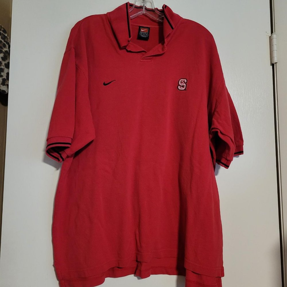 Nc State University Block S Logo Nike Men's Shirt - Gem